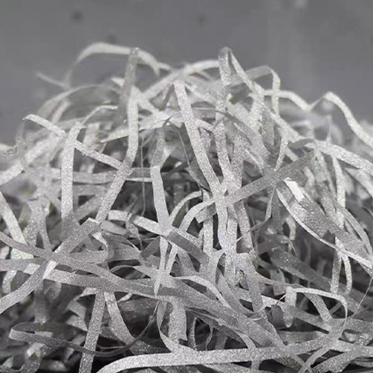 Glitter Silver Raffia Shredded Paper (100g) — Packman