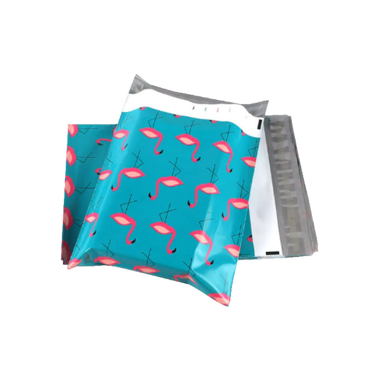 Flamingo Blue Poly Mailer (100pcs) — Packman