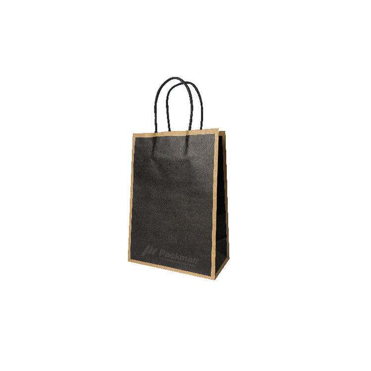 Colour Paper Bag with Border — Packman