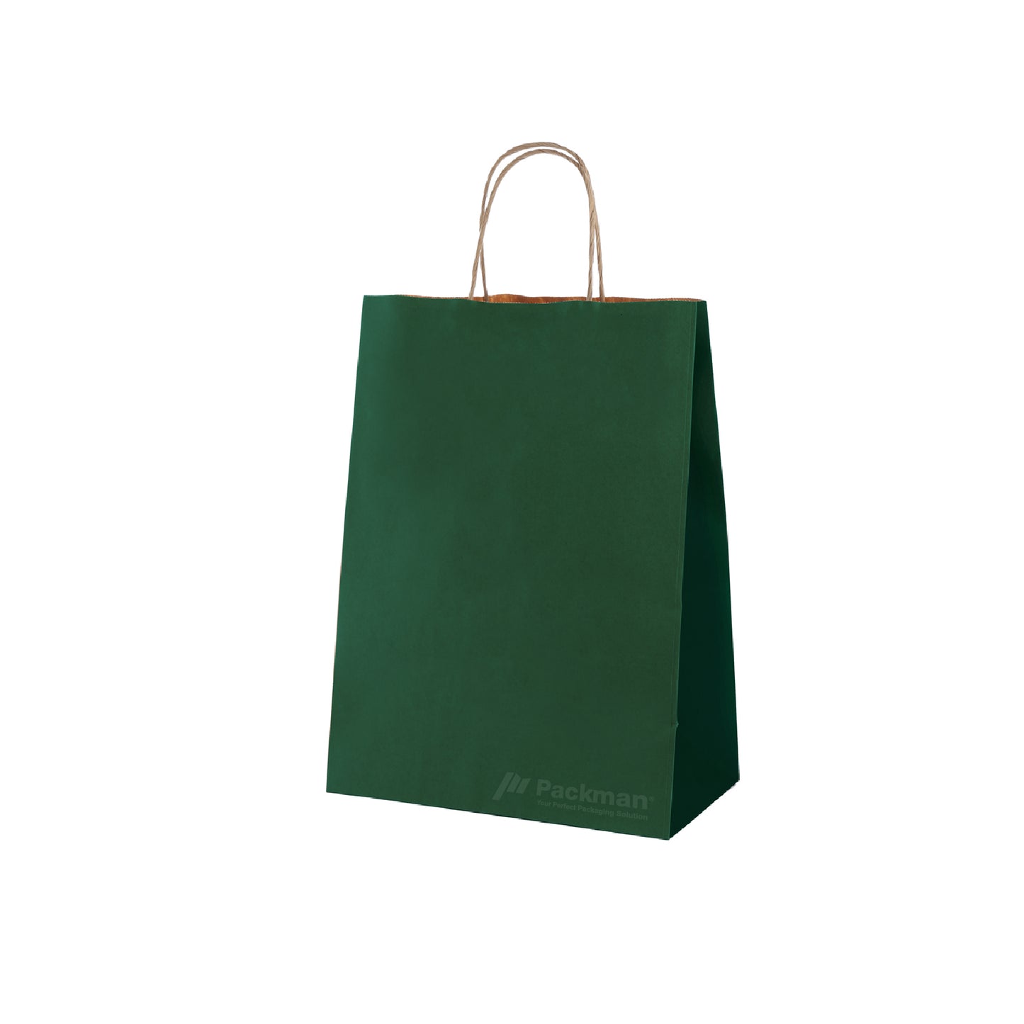 25 x 12 x 32cm Deep Green Paper Bag (100pcs) – Packman