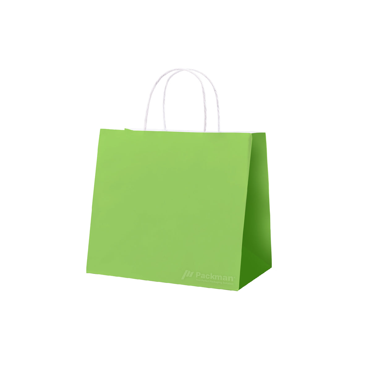 32 x 11 x 25cm Green Paper Bag (100pcs) — Packman