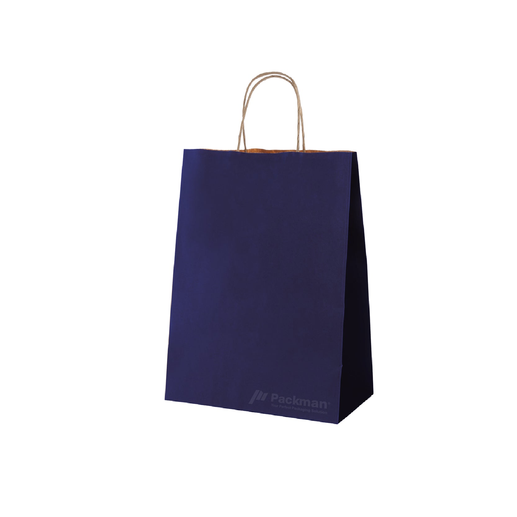 25 x 12 x 32cm Navy Paper Bag (100pcs) — Packman